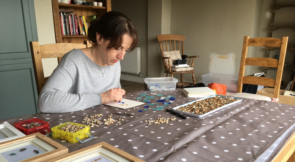 Stone noses – Sarah Cheeseman talks about her pebble art – Limpsfield ...